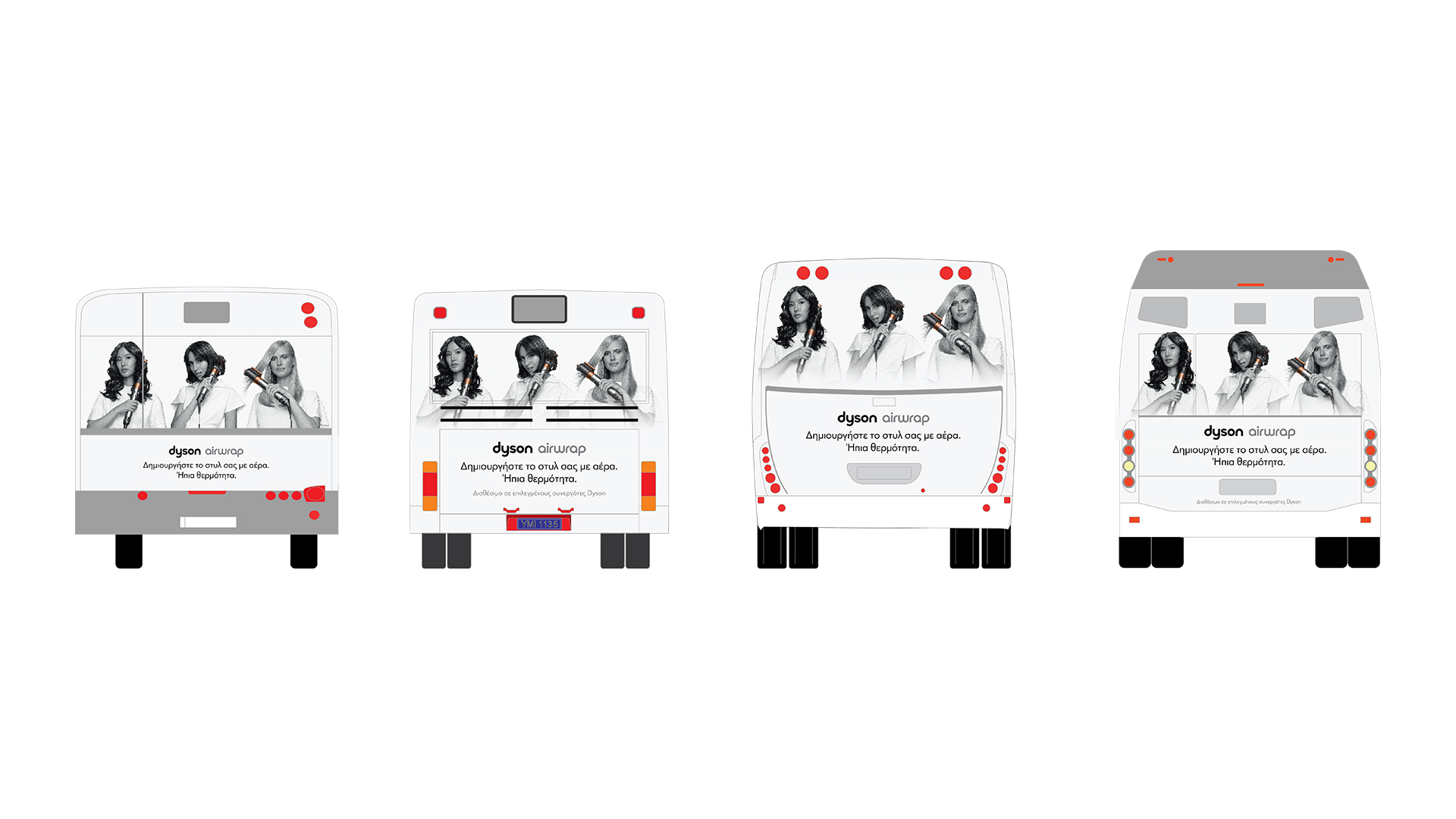 Dyson Airwrap™ OOH – Vehicles – Dani Creative Design